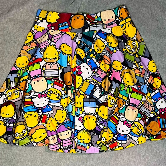 Hello Kitty | Skirts | Hello Kitty X Simpsons Japan La Pleated Skirt ...